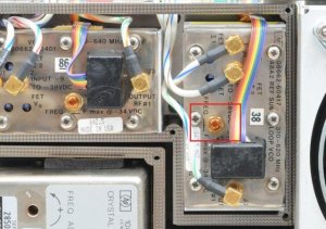 HPAK (HP Agilent Keysight) 8662A Synthesized Signal Generator: ref sum ...