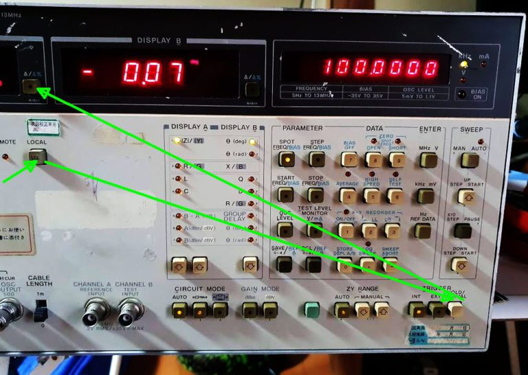 HP 4192A LF Impedance Analyer: a few final fixes, and 14(!) EPROMs ...